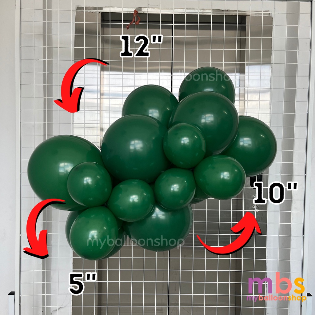 SKYTEX - Standard DARK GREEN Color Balloons (SKX) | Shopee Malaysia