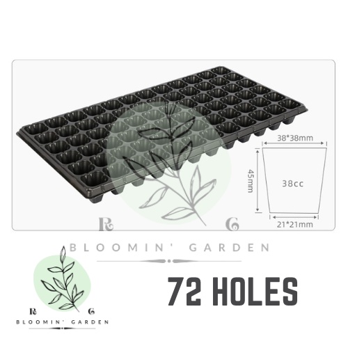 21 32 50 72 104 105 128 200 Holes Seedling Tray Plastic Nursery Tray ...