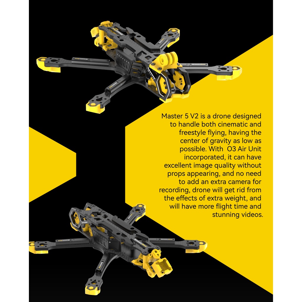 SpeedyBee Master 5 V2 Frame Kit 5Inch Master5 O3 HDVTX AnalogVTX ...