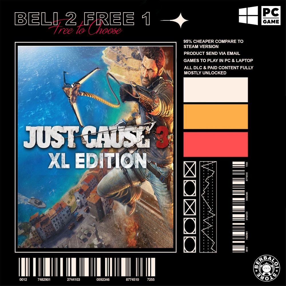 Just Cause 3 Xl Edition [pc Game Pc Digital Download Offline