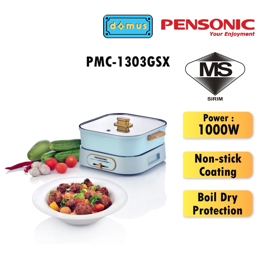Pensonic Multi Cooker Pot 3.0L Periuk Elektrik Serbaguna 多功能電煮鍋 電子鍋 PMC ...