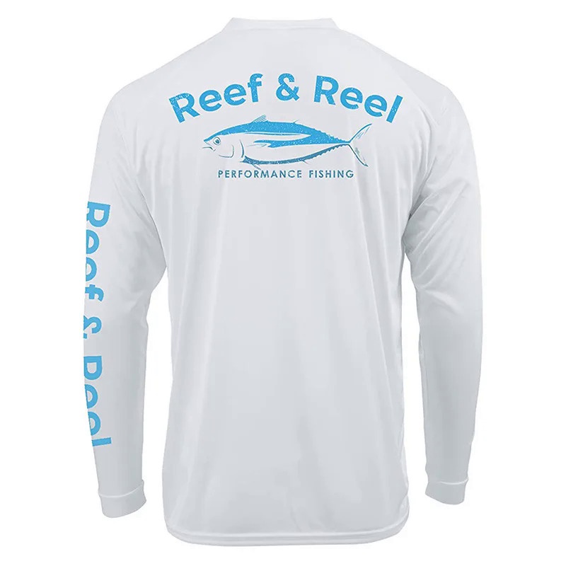 REEF & REEL Fishing Shirts Men Long Sleeve Crewneck Sweatshirt Outdoor ...