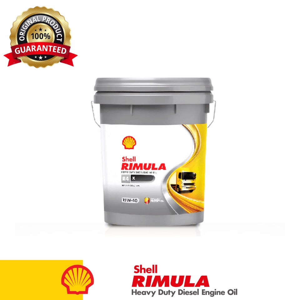 Original (Pasaran Malaysia) 550055656 SHELL RIMULA R4X 15W40 Heavy Duty ...