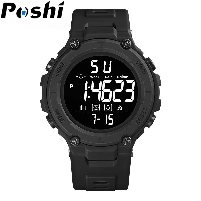 Original POSHI Jam Tangan Lelaki Waterproof G Shock Sport Watches LED ...