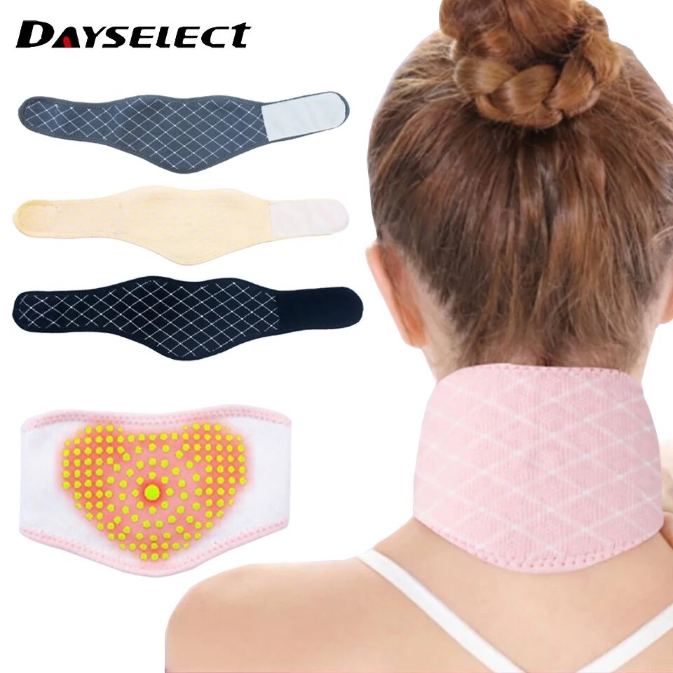 DAYSELECT 1Piece Self-heating Neck Brace Wrap Brace Pain Relief ...