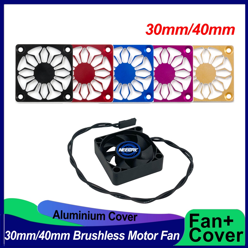 RC Motor Fan Cooling Heatsink 30mm 40mm 10000-30000RPM 5V-12V DC Rapid Cool w/ Protective Cover ...