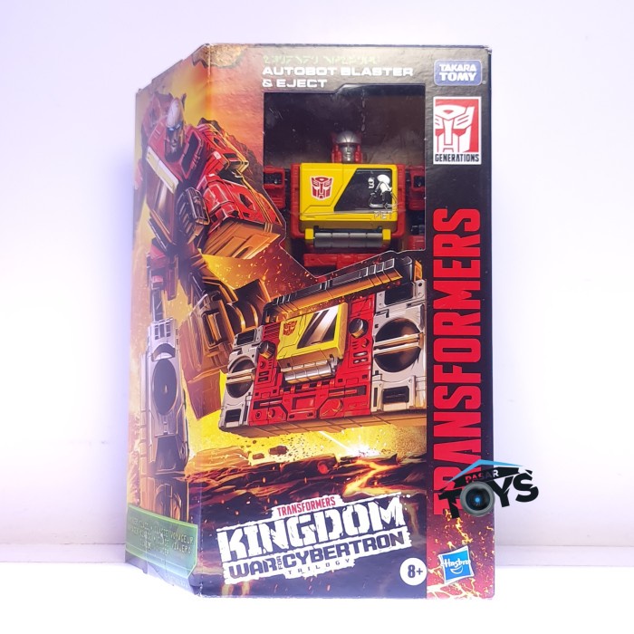 Transformers War for Cybertron Kingdom WFC-K44 Autobot Blaster & Eject ...