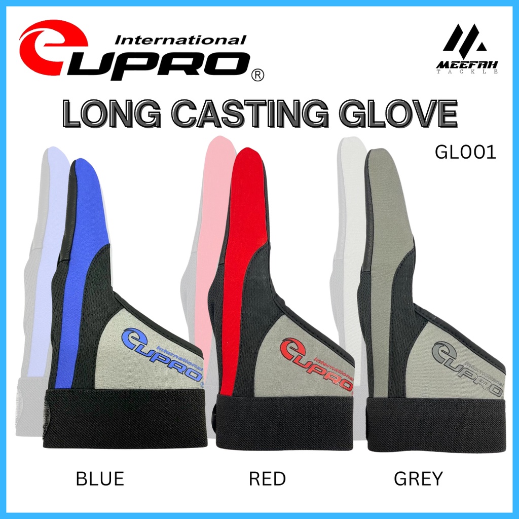 EUPRO LONG CASTING GLOVE GL001 Fishing Apparel Glove Sarung Tangan Pancing | Shopee Malaysia