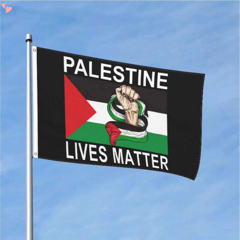 Large Palestine Flag 150 X 90cm Polyester Gaza Palestinian Banner ...