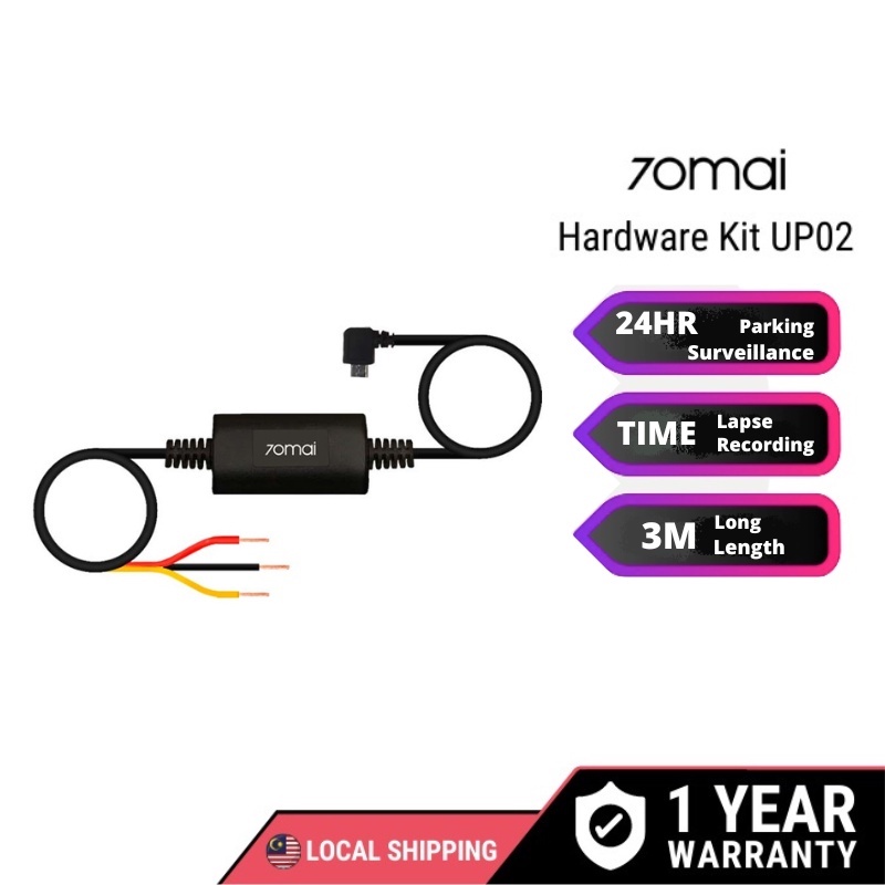 Original 70mai Hardware Kit Hard Wire Fuse Kit UP02 for Various 70mai ...