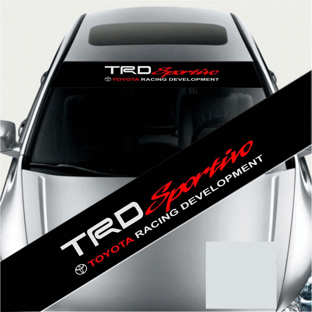 Cutting Sticker Car TRD SPORTIVO WINDSHIELD Sticker | Shopee Malaysia