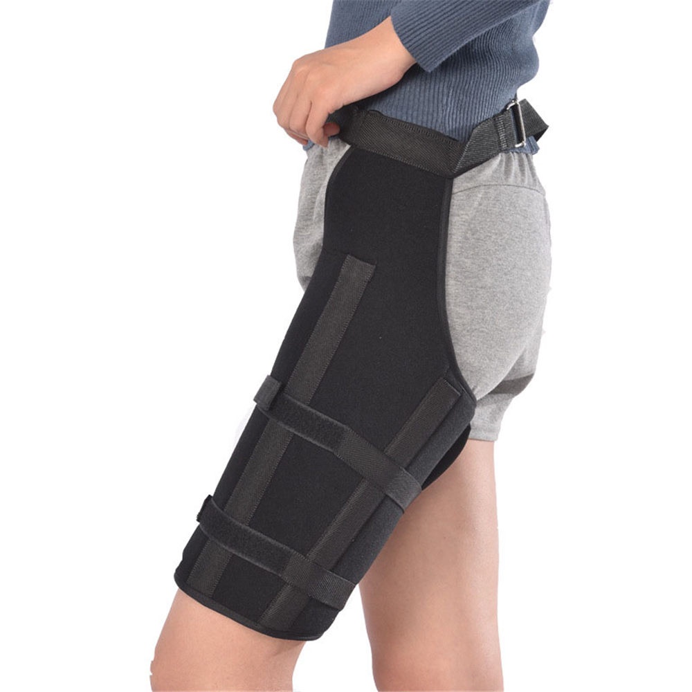 Hip Brace Thigh Hamstring Sciatica Pain Relief Brace Upper Leg ...