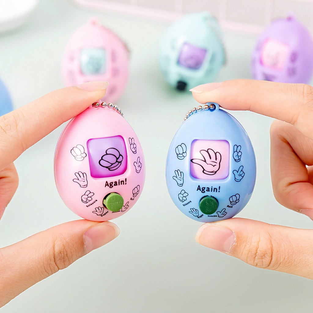 Set of 5 Fun Rock Paper Scissors Toys - Rock Paper Scissors Keychain ...
