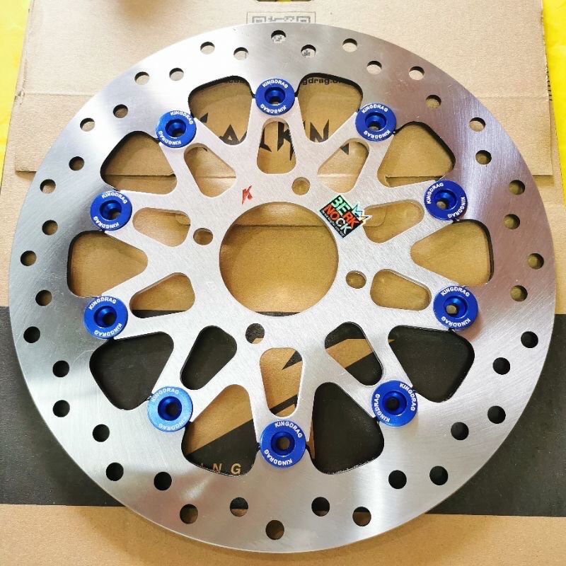 King Drag Disc Plate 267mm 10pin 4 lubang 267 Piring Disc Y125ZR Y15ZR ...