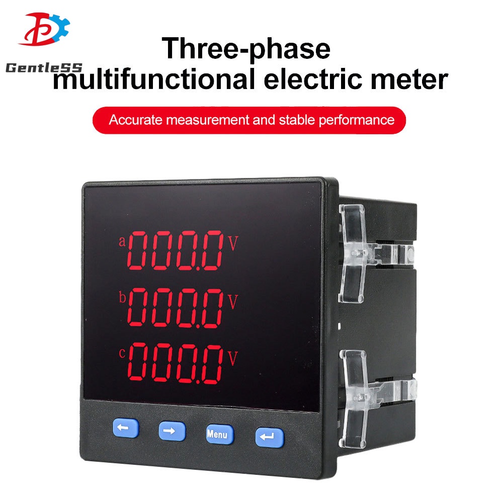 3 Phase Voltage Meter Ac 220v Digital Voltmeter Led Display Panel