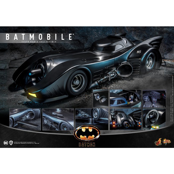 Hot Toys Batmobile Batman 1989 Batman Keaton MMS 694 | Shopee Malaysia