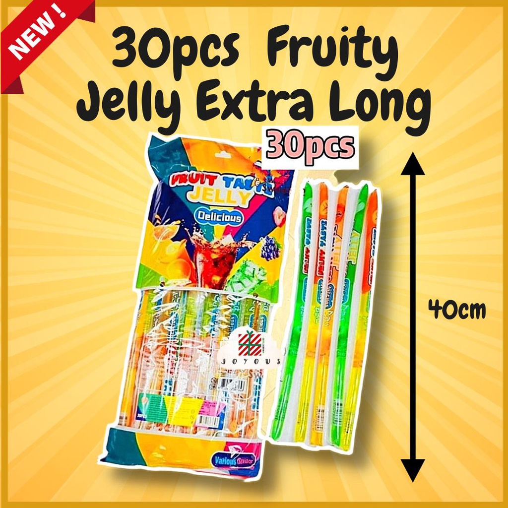 30pcs Fruit Taste Jelly Extra Long jelly stick delicious various ...