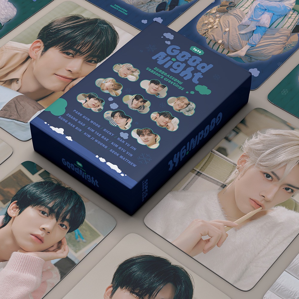 ZEROBASEONE 2024 Good Night Lomo Card ZB1 YOUTH IN THE SHADE Photocard 55pcs/box | Shopee Malaysia