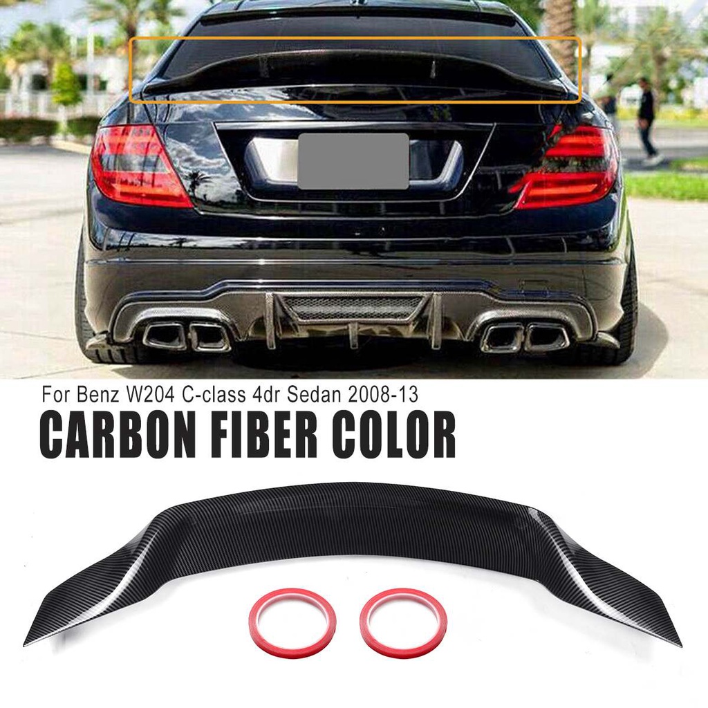 W204 Car Rear Trunk Spoiler Lip Boot Wing Lip For Mercedes For Benz ...
