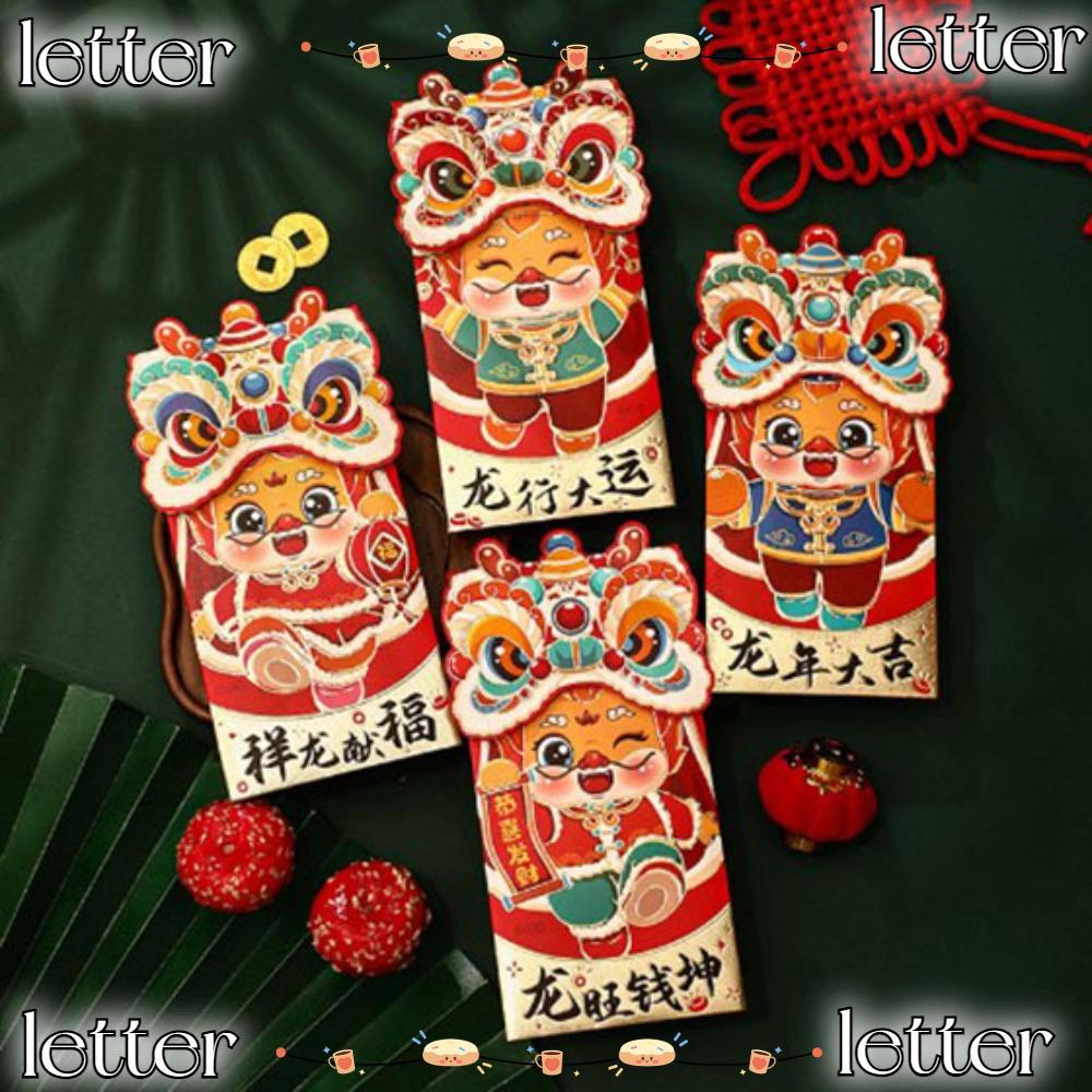 LETTER Year Angpao CNY Angpaw Luck, Rectangle Chinese Style Year of The ...