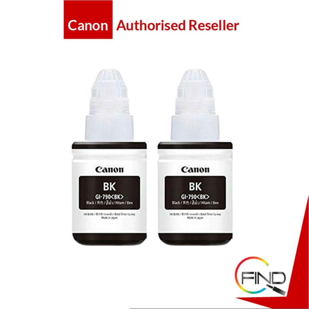 CANON GI-790 BLACK CARTRIDGE TWIN PACK FOR G1000 / G1010 / G2000 ...