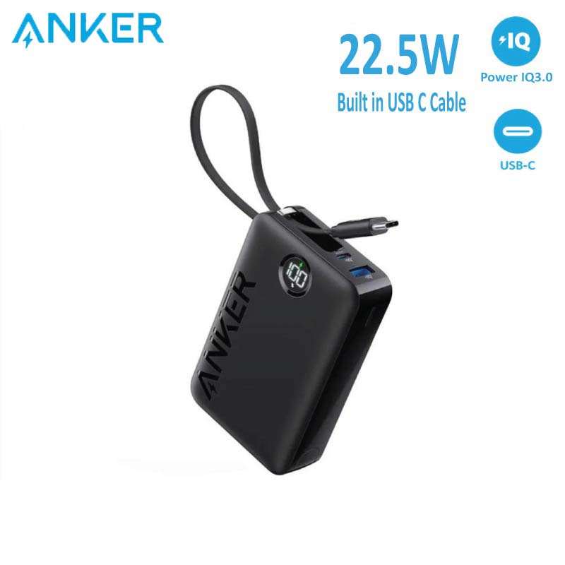 Anker A1647 20K Portable Charger, 22.5W High-Speed Charging Power Bank ...