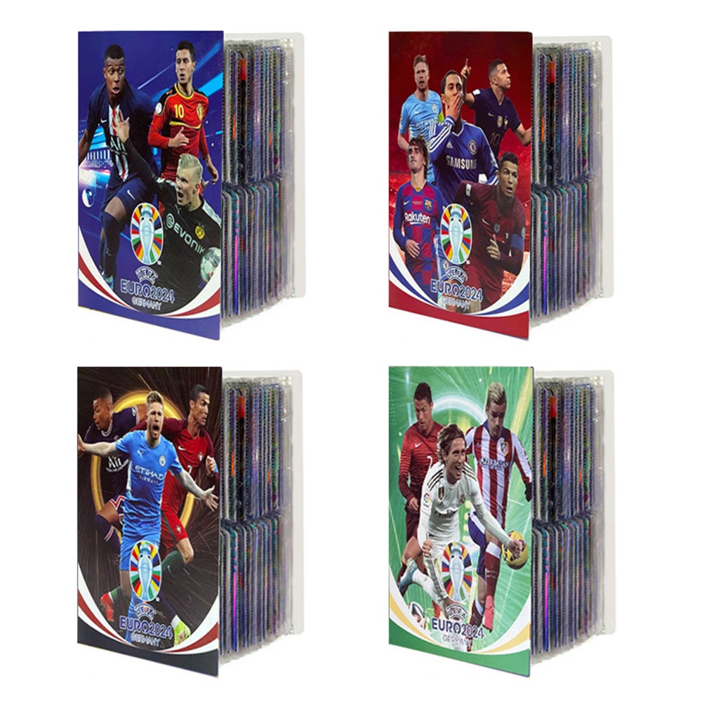 240PCS Football Star Album Book Messi/Ronaldo/Beckham Card Holder ...