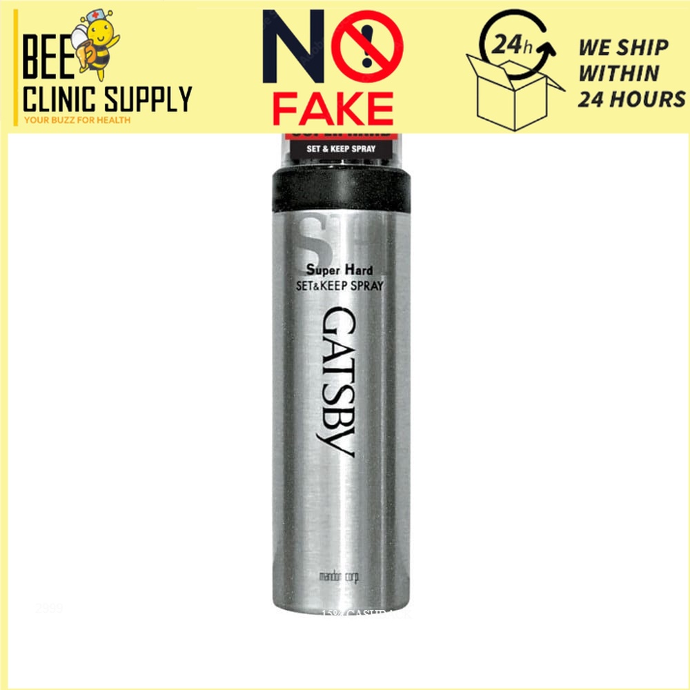 GATSBY Super Hard Set Keep Spray (180g) | Shopee Malaysia