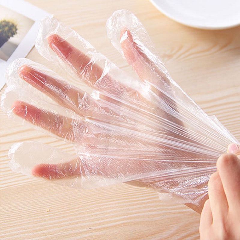 [Ready Stock] Disposable Plastic Hand Gloves Plastic Glove 一次性塑料手套 ...