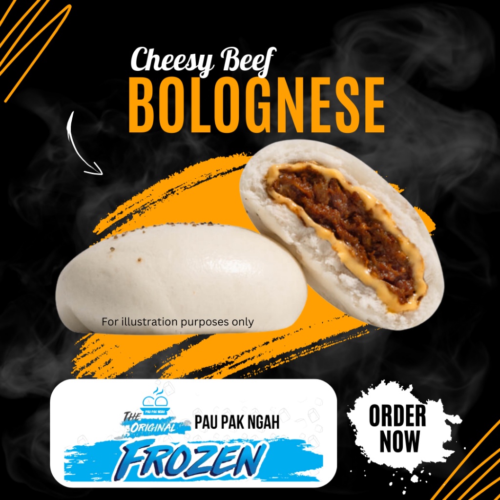 (PAU PAK NGAH) Pau Frozen Cheesey Beef Bolognese 1Pack/3PCS | Shopee ...