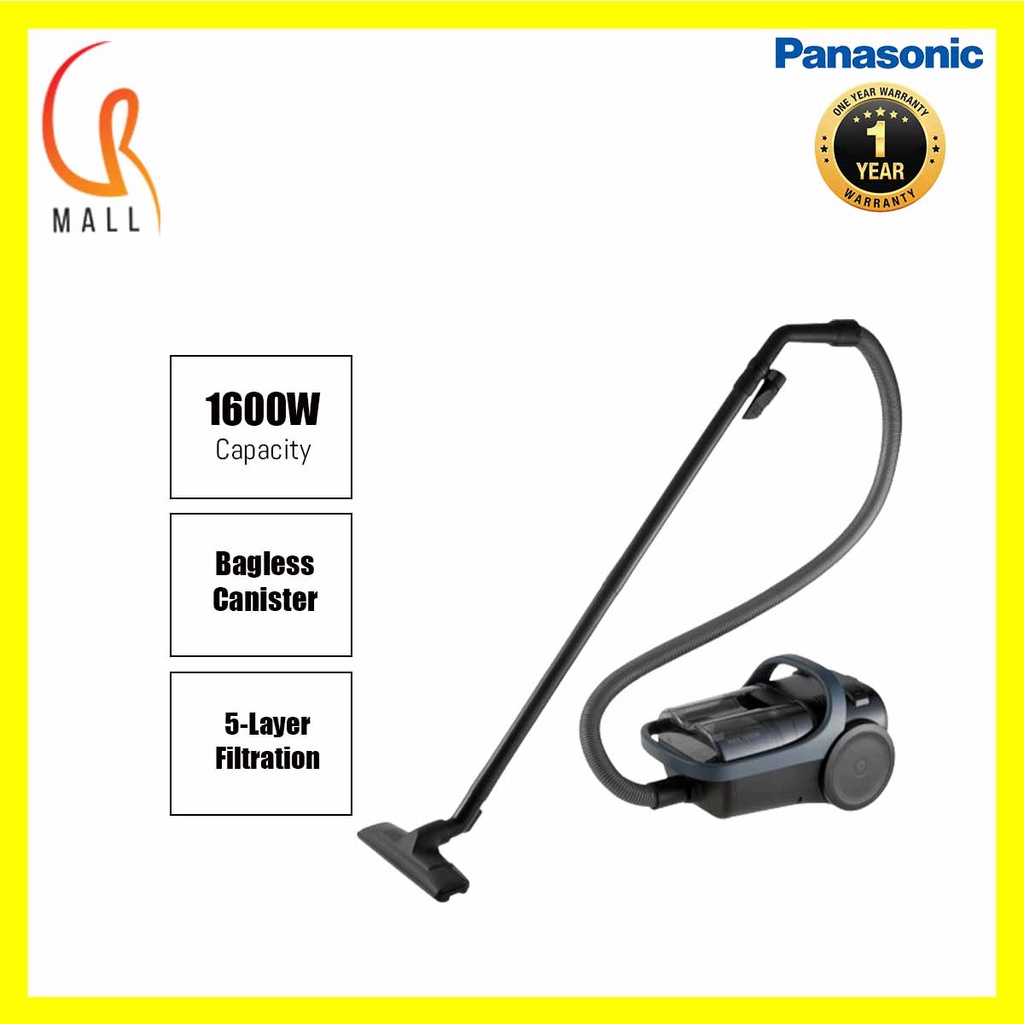 PANASONIC MC-CL601 1600W CYCLONE BAGLESS CANISTER VACUUM CLEANER ...