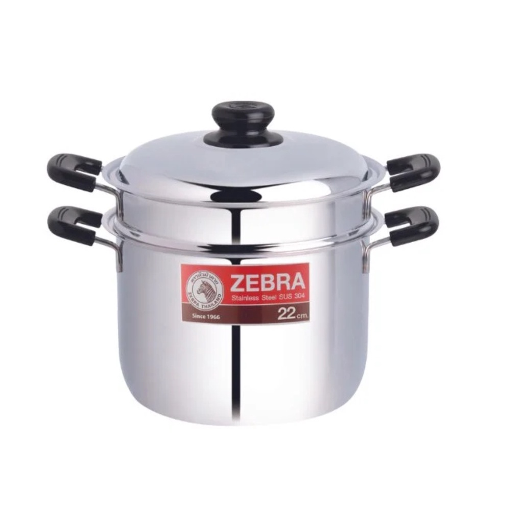 Zebra Wisdom Worthy Sauce Pot with Steamer (22cm) | Shopee Malaysia