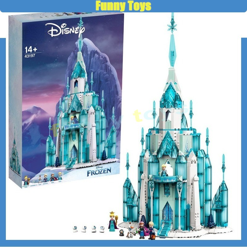 Frozen Series 43197 The Ice Castle building block assembly ornaments ...