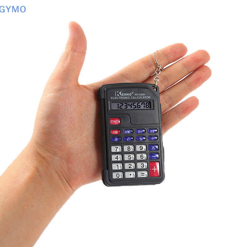 [cxGYMO] Crystal Clear Keys Palm Flip Calculator Pocket Portable Mini ...