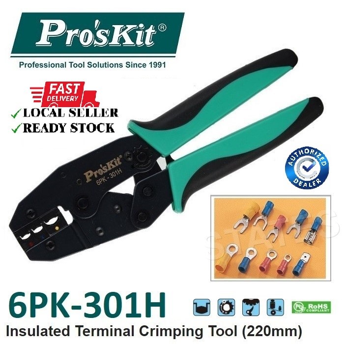 Pro'sKit 6PK-301H Insulated Terminal Crimping Tool | Shopee Malaysia