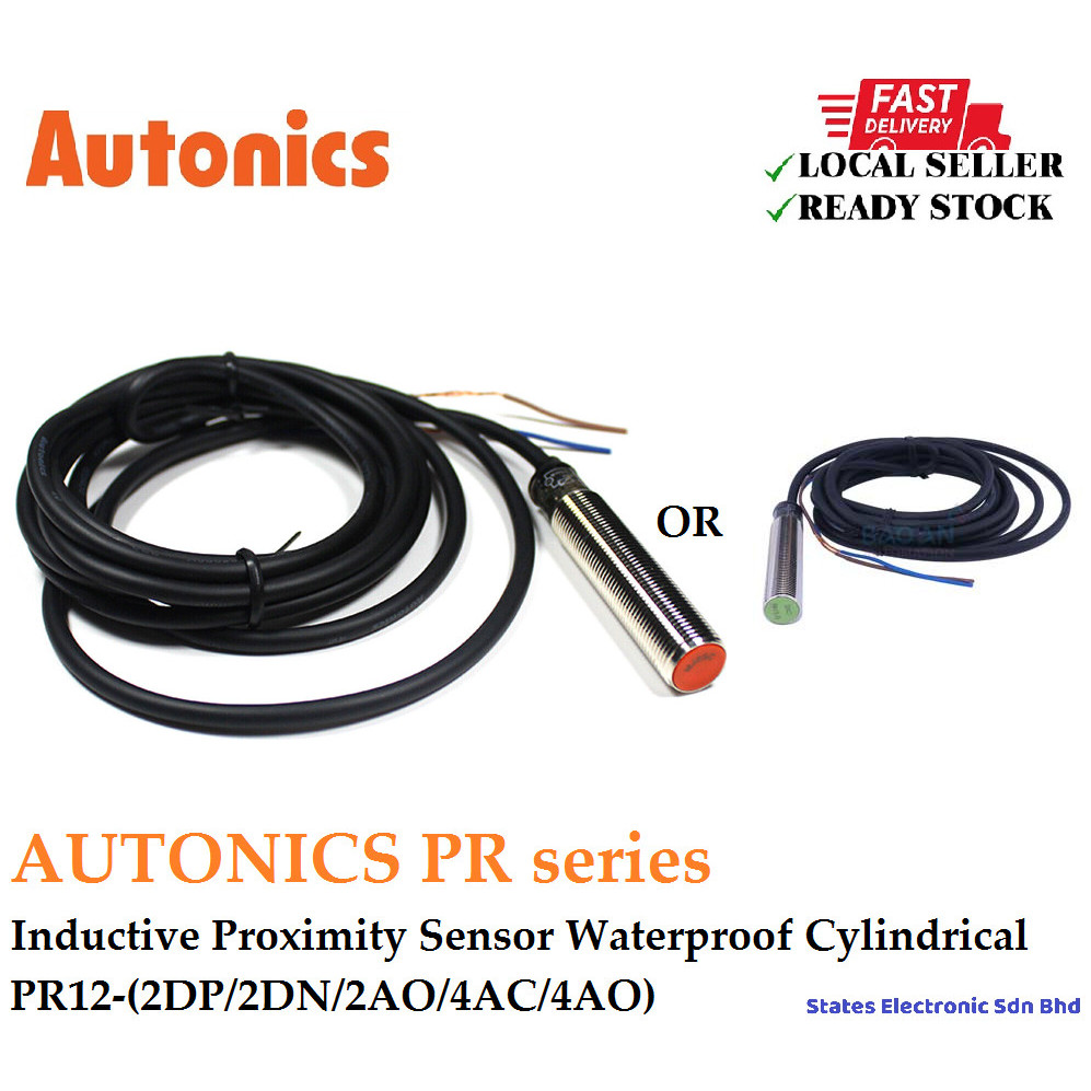 Autonics Pr Series Inductive Proximity Sensor Waterproof Cylindrical