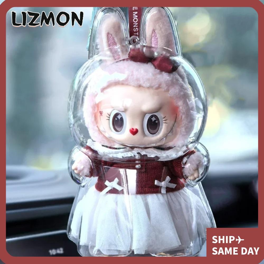 LIZMON Labubu Protective Cover, Acrylic Doll Accessories Labubu Dust ...