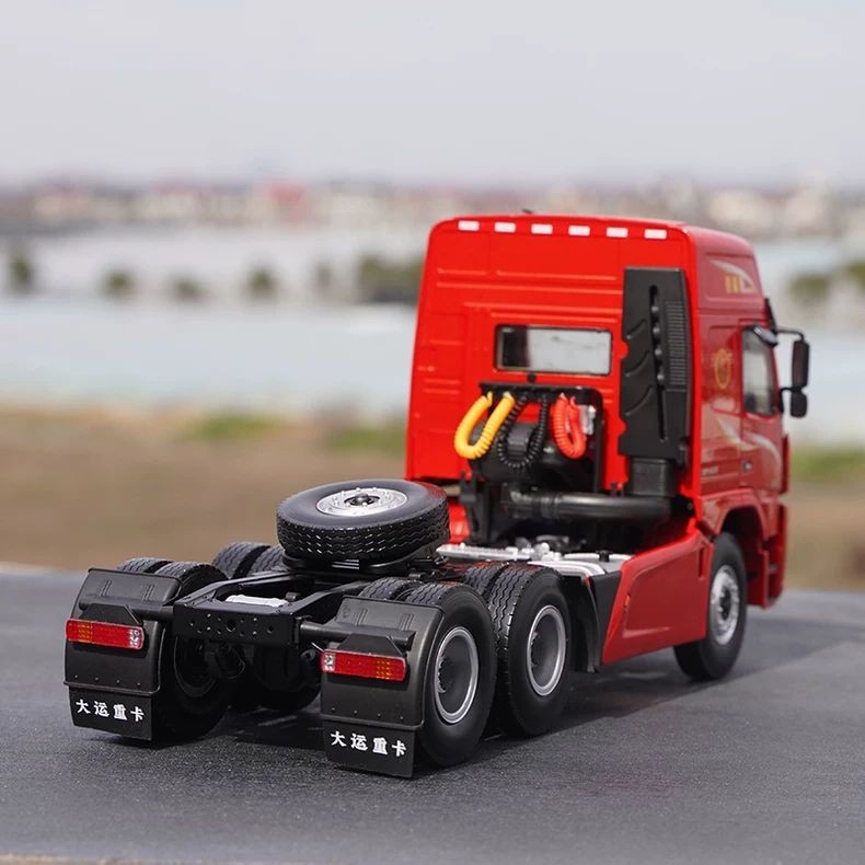 1: 24 Big Transport Heavy Truck Big Transport N8E Tractor Trailer Alloy ...