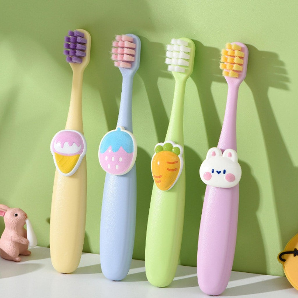Soft Hair Kids Toothbrush Cartoon Kids Baby Colorful Cute Toothbrush 1 ...