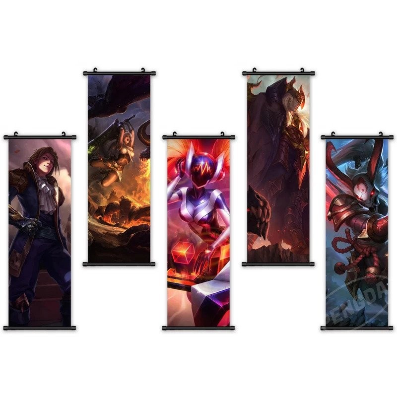 Canvas Print Painting Wall Art League of Legend Picture Online Game ...