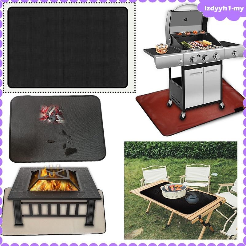 [JoyDIY] Fireproof Grill Pad BBQ Protector Silicone and Fiberglass for ...