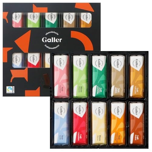 Galler Chocolate Gift Mini Bars - 10 Pieces, 2025 Valentine's Day ...