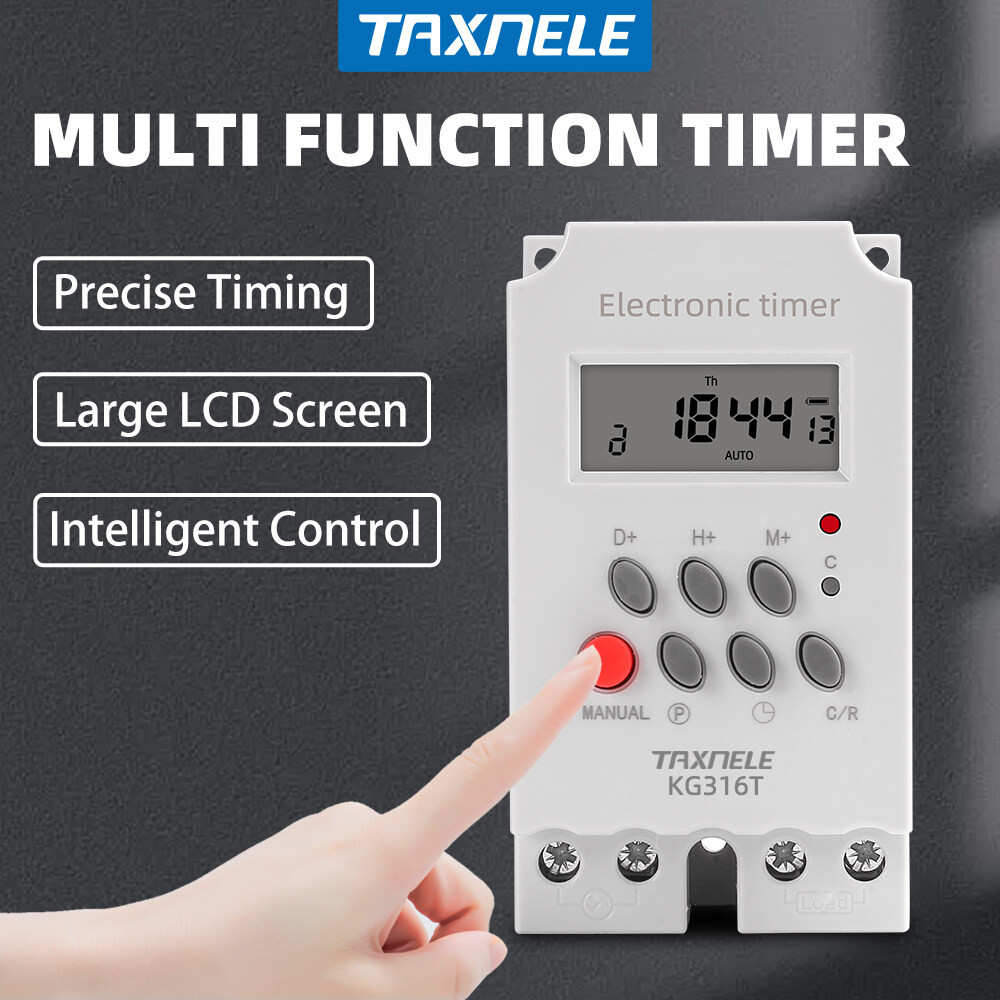 KG316T-II Timer Switch AC220V 25A Din Rail Digital Programmable ...