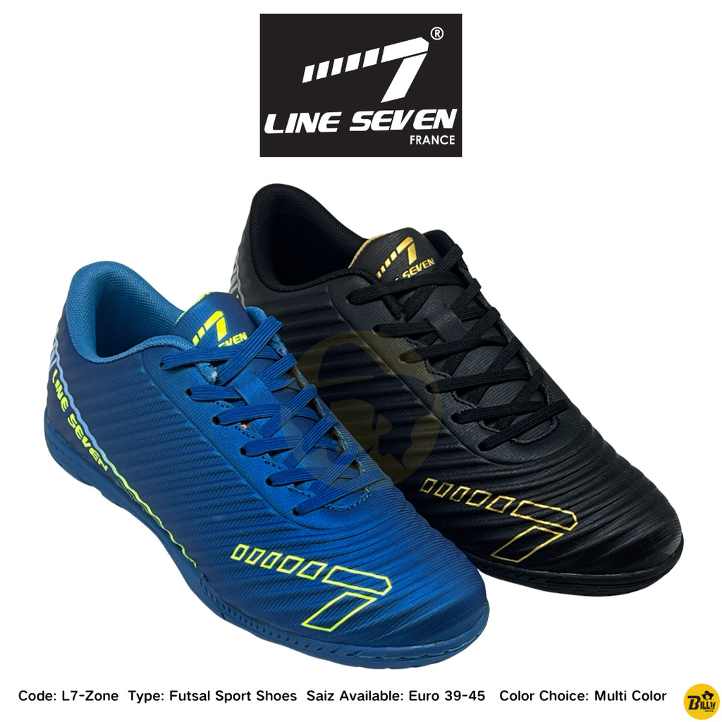 LINE SEVEN Brand Men’s Lace Up Futsal Sport Shoes ( L7-Zone ) | Shopee ...