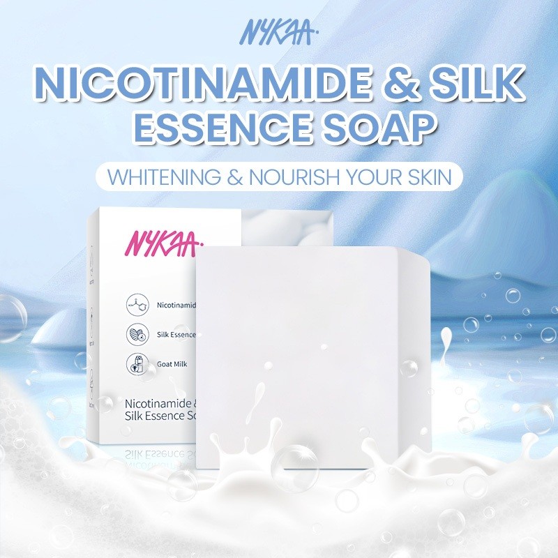 Nykaa Goat Milk Soap Whitening Silk Essence Soap Face Wash Shower Hand ...