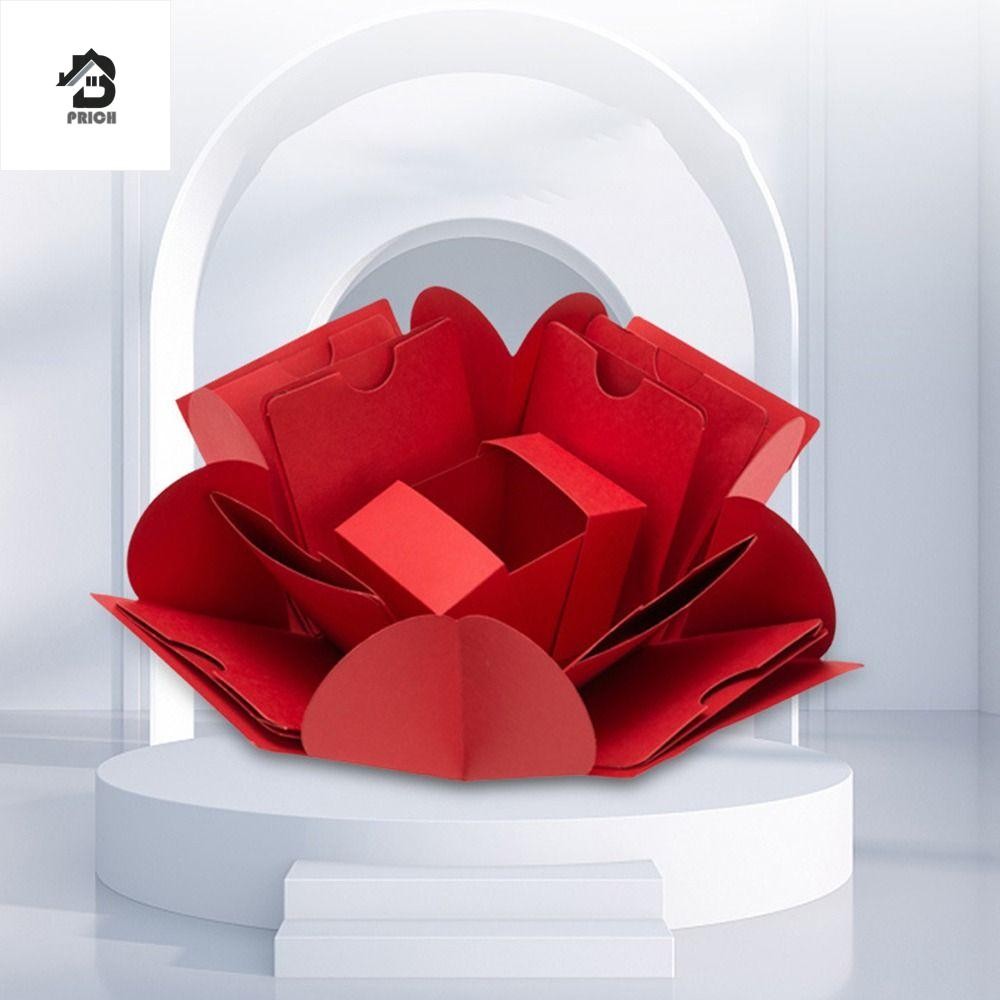 PRICH Scrapbooking Gift Box, Multi-layer Pop-Up DIY Gift Packaging Box ...