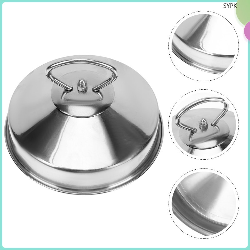 Metal Cooking Pot Cover Metal Basting Lid Dome Cooking Pot Lid Heavy ...