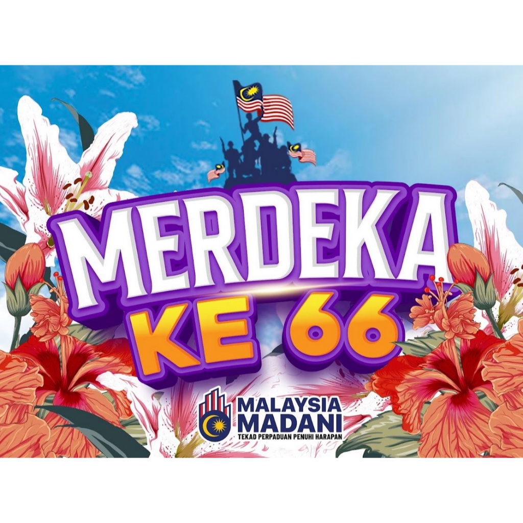 NEW DESIGN : Backdrop Merdeka / Banner/Backdrop Ucapan Kemerdekaan ...