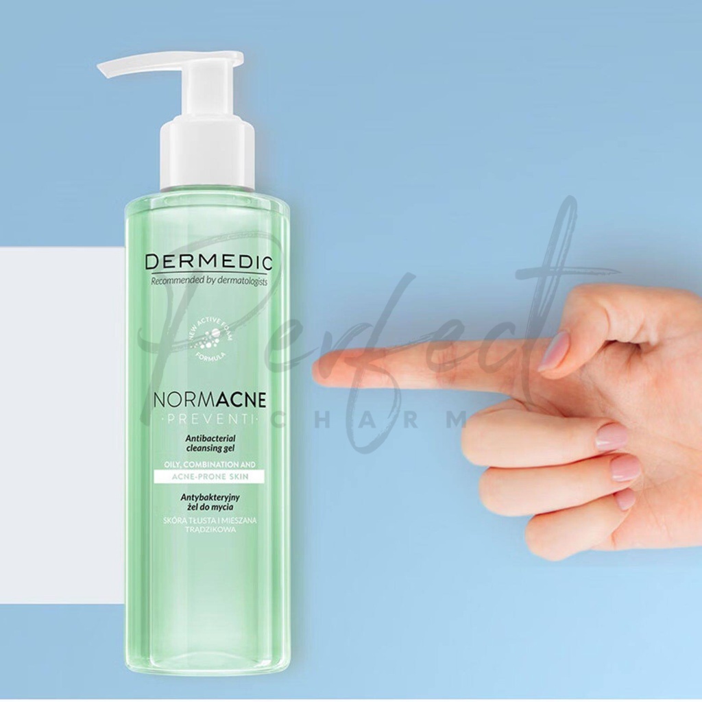 Dermedic Normacne Preventi Antibacterial Cleansing Gel 200ml | Shopee ...