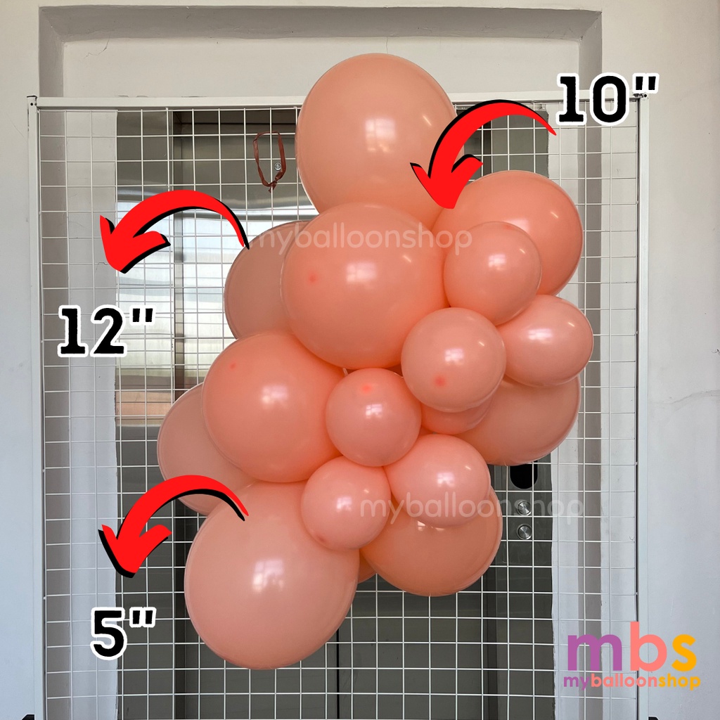 SKYTEX - Standard PEACH Color Balloons (SKX) | Shopee Malaysia